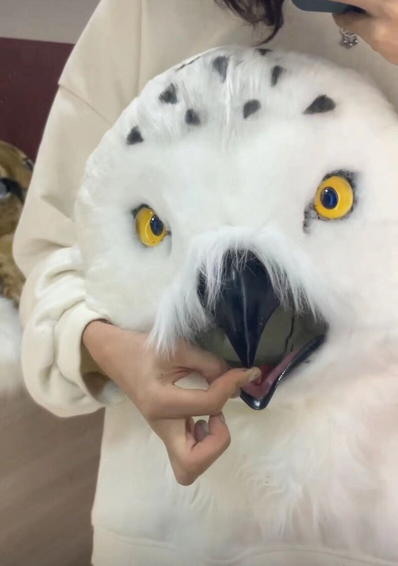 Spot Fursuit OWL Fursona Fursuit Realistic Cospaly Fursuit Head Civet ...