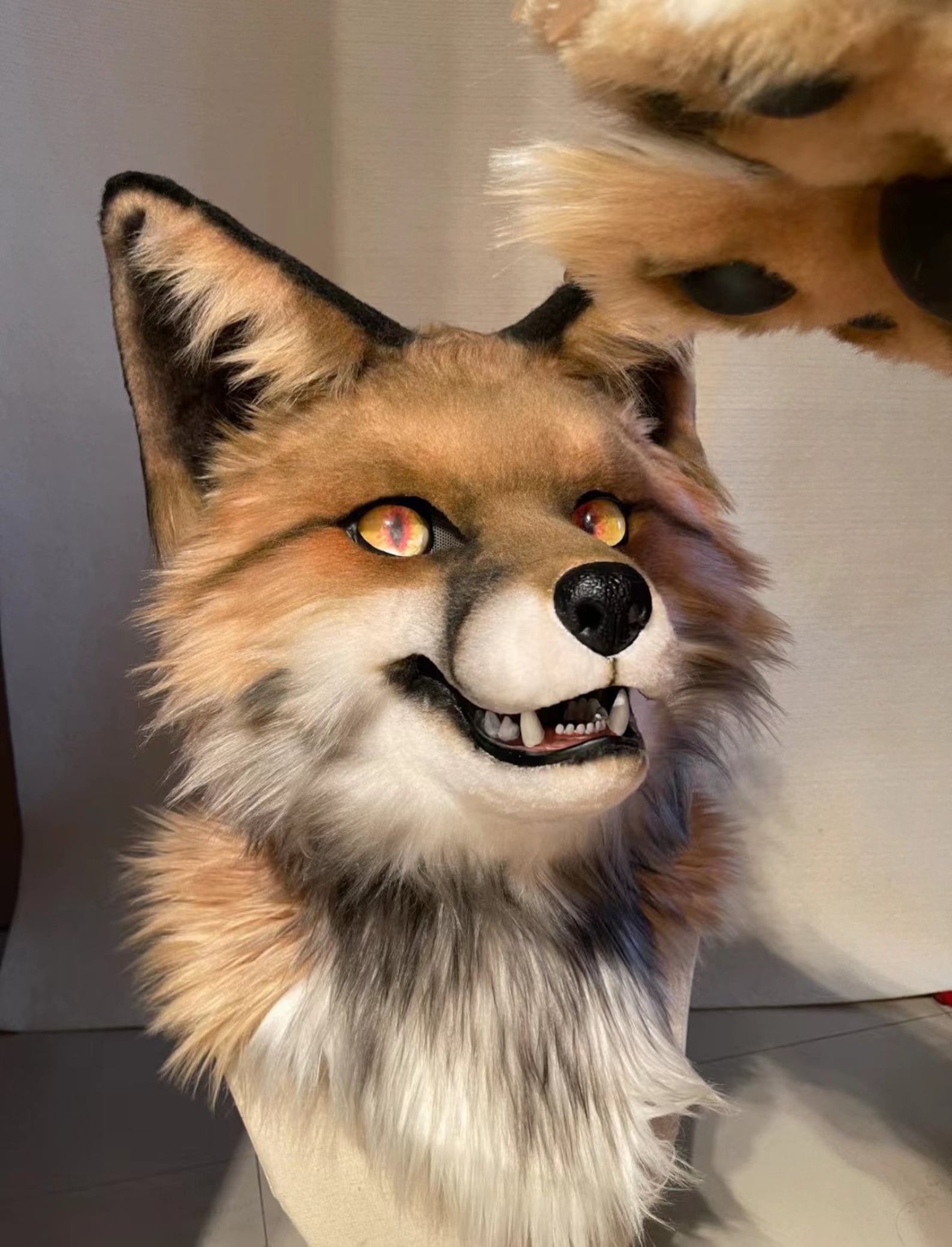 Cosplay Fox Furry Fursuit Head, Fursuit Head, Furry, Fursuit Mask ...