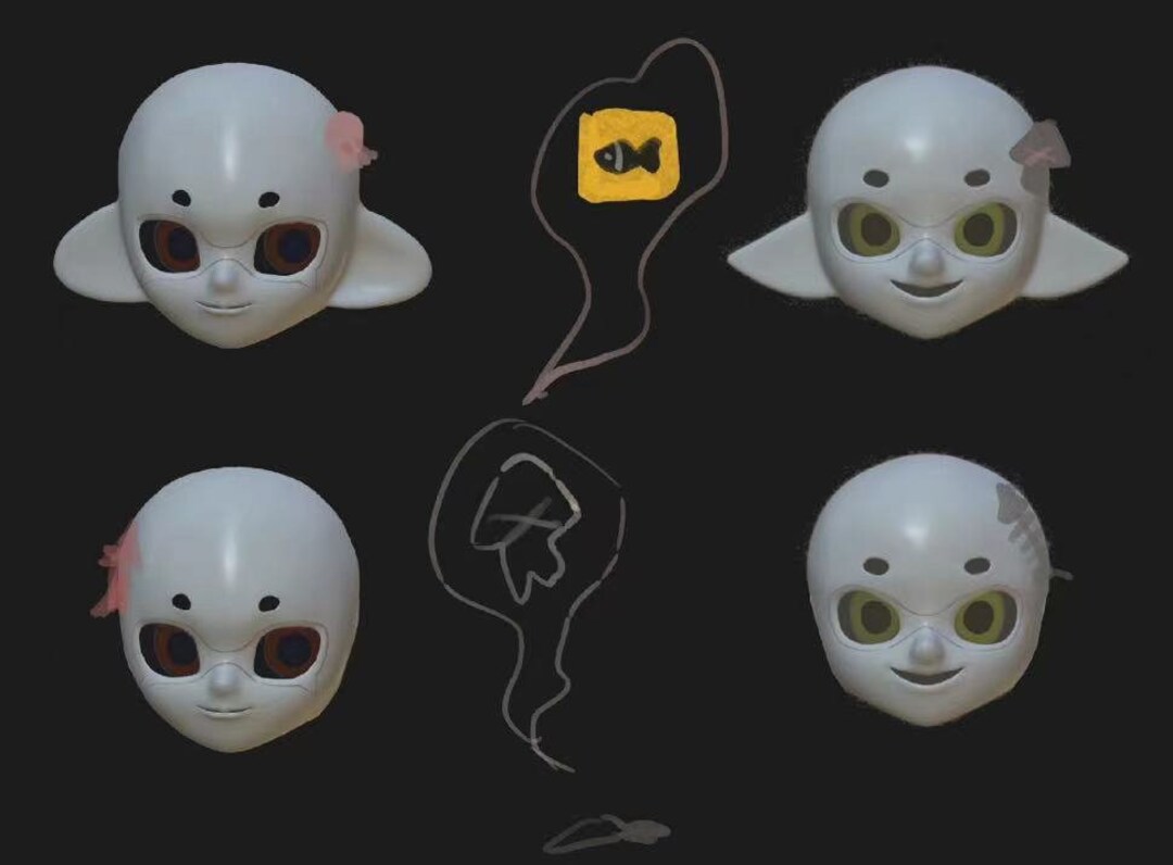 Fursuit Head Base Kig Series Splatoon Furry Fursona Fursuit Full Body ...