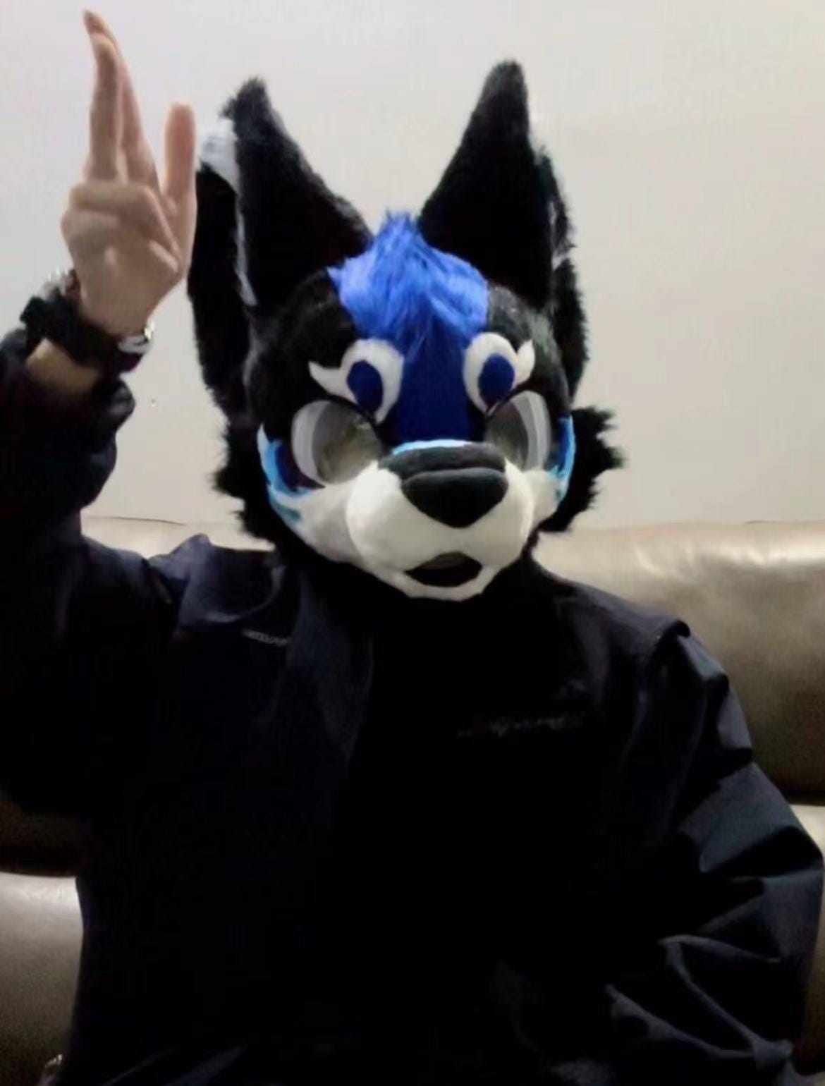 Kemono Fursuit Handsome Puppy Fursuit Head Japanese Style Fantasy ...