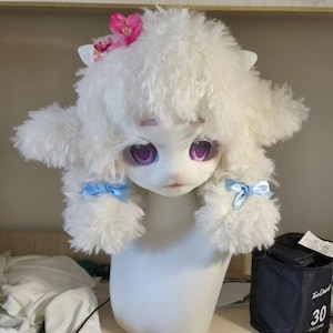 Kigurumi Fursuit Head Furry Sheep Cute Gift for Girlfriend Cosplay - Etsy