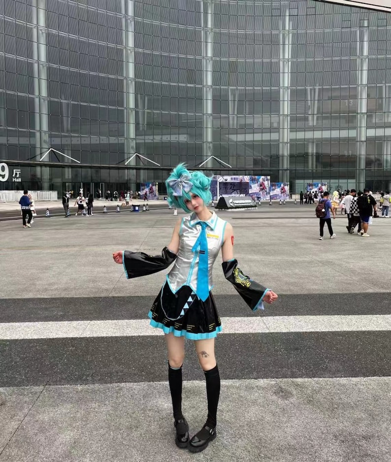 Cosplay Hatsune Miku Kigurumi Head Shell Cosplay Wig, Costomes ...