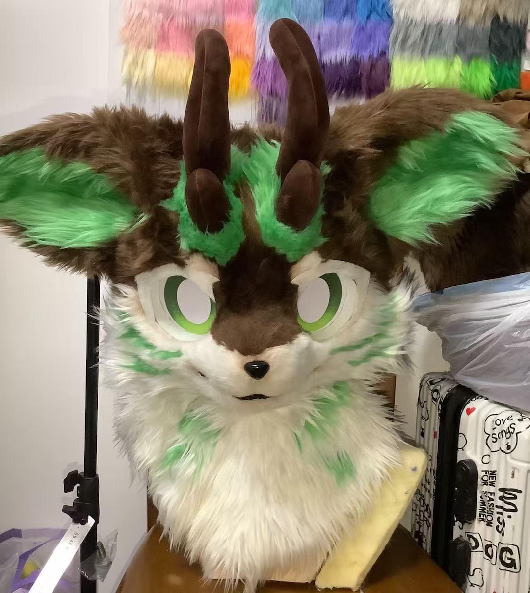 Fursuit Kemono Deer Fursuit Head Japanese Fursuit Fantasy Creatures ...
