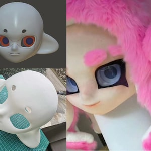 Fursuit Head Base Kig Series Splatoon Furry Fursona Fursuit Full Body ...