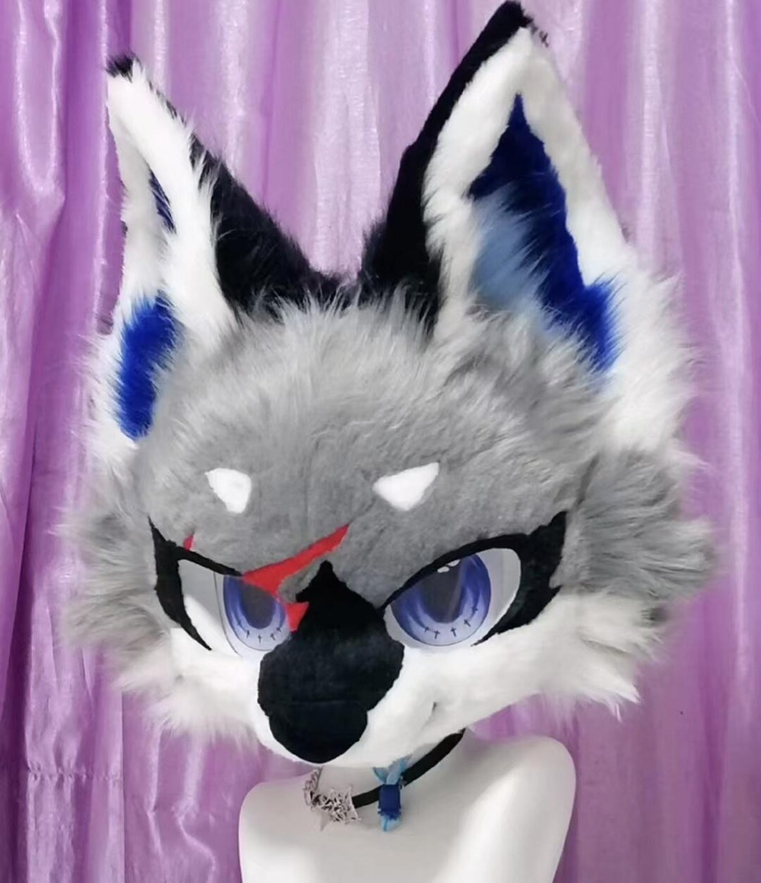 Spot Goods Kemono Fursuit Japanese Scar Puppy Fursuit Head - Etsy