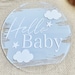 Hello Baby Acrylic Sign Birth Announcement Sign Birth Hospital Sign ...