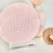 Blush Baby Name Sign Minimal Girl Nursery Decor Welcome Baby Name Sign ...