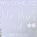 Personalized Birthday Party Sign Kids Birthday Sign Party Welcome Sign ...