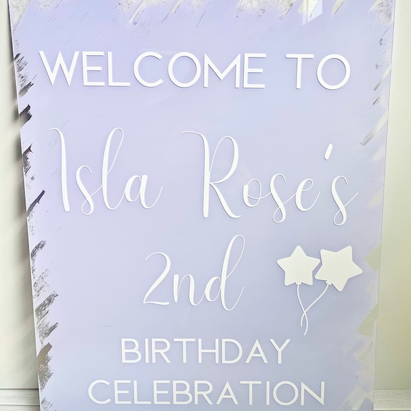 Kids Birthday Sign - Etsy