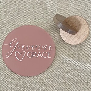 Acrylic Baby Girl Sign Personalized Name Sign Custom Name Announcement ...