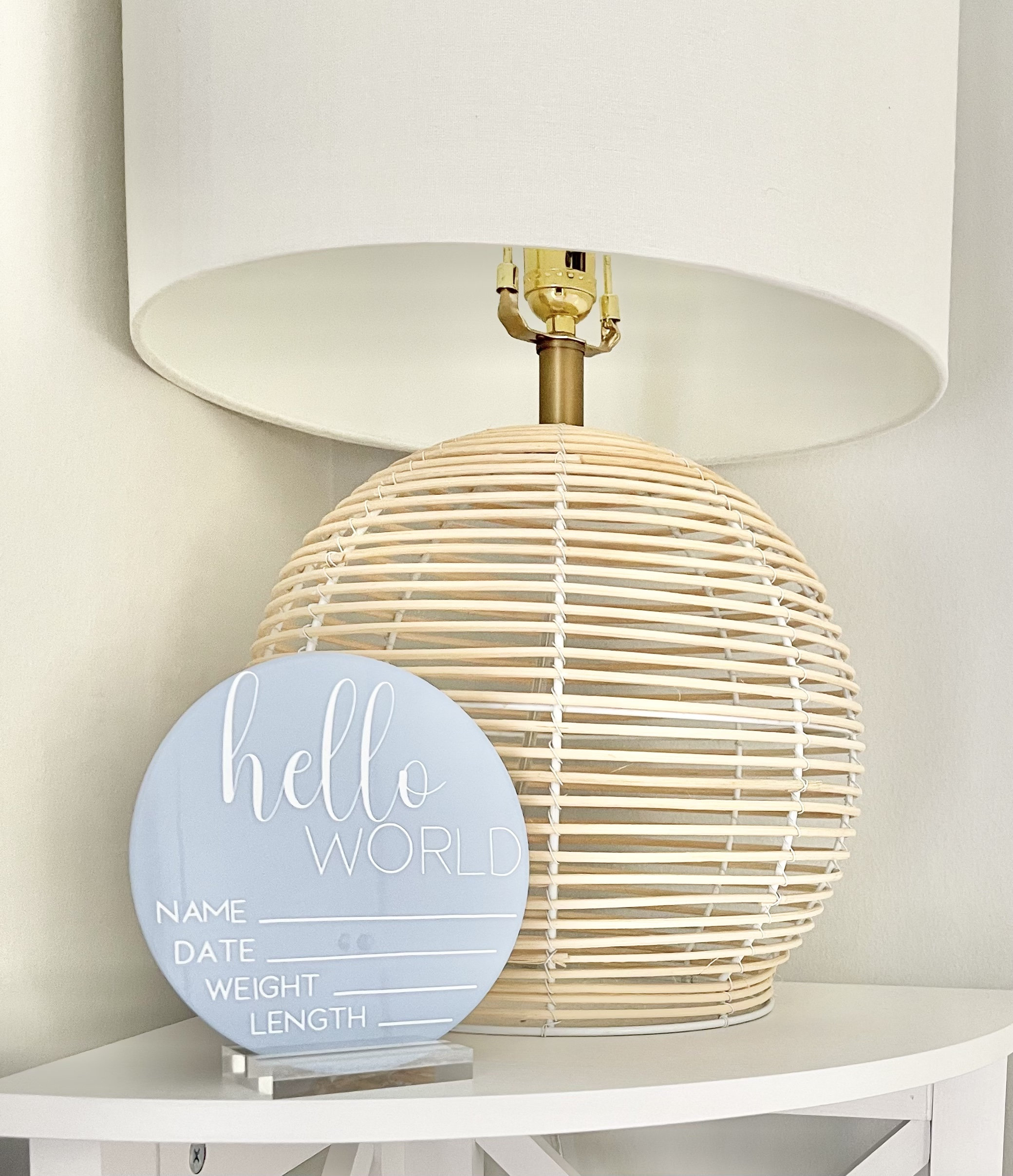 Personalized Birth Announcement Sign Welcome Baby Sign Birth Stats Sign ...