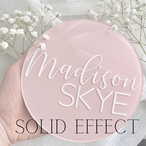 Acrylic Baby Name Sign Lilac Nursery Decor Light Purple Name Sign ...