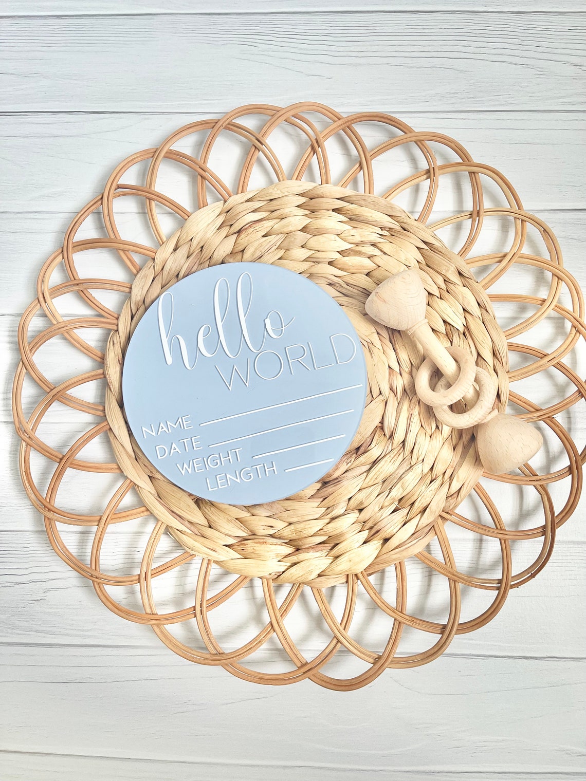 Personalized Birth Announcement Sign Welcome Baby Sign Birth - Etsy