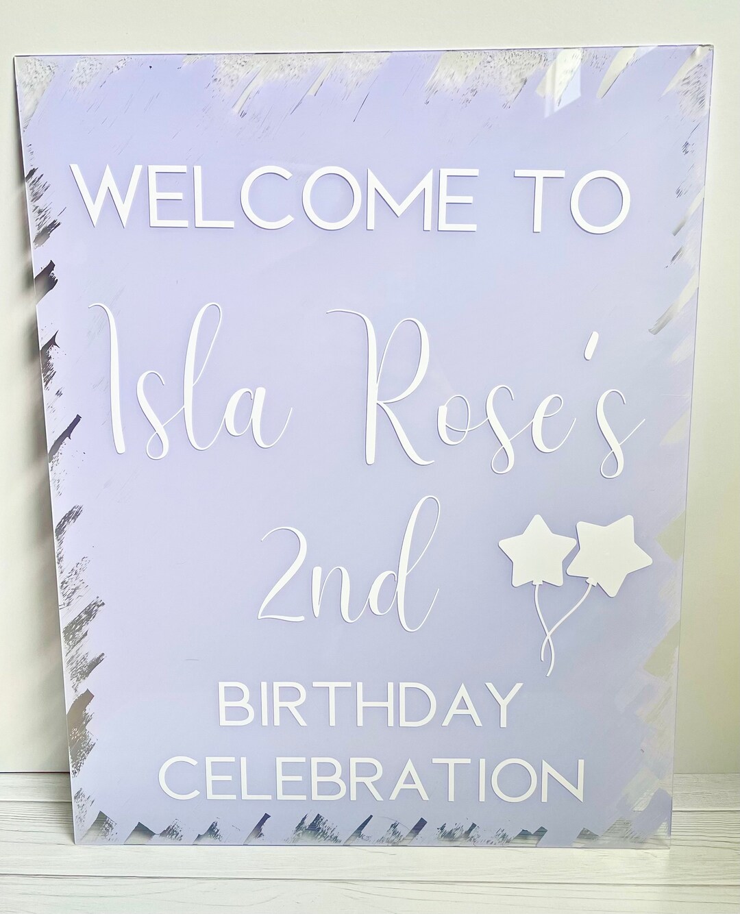 Personalized Birthday Party Sign Kids Birthday Sign Party Welcome Sign ...