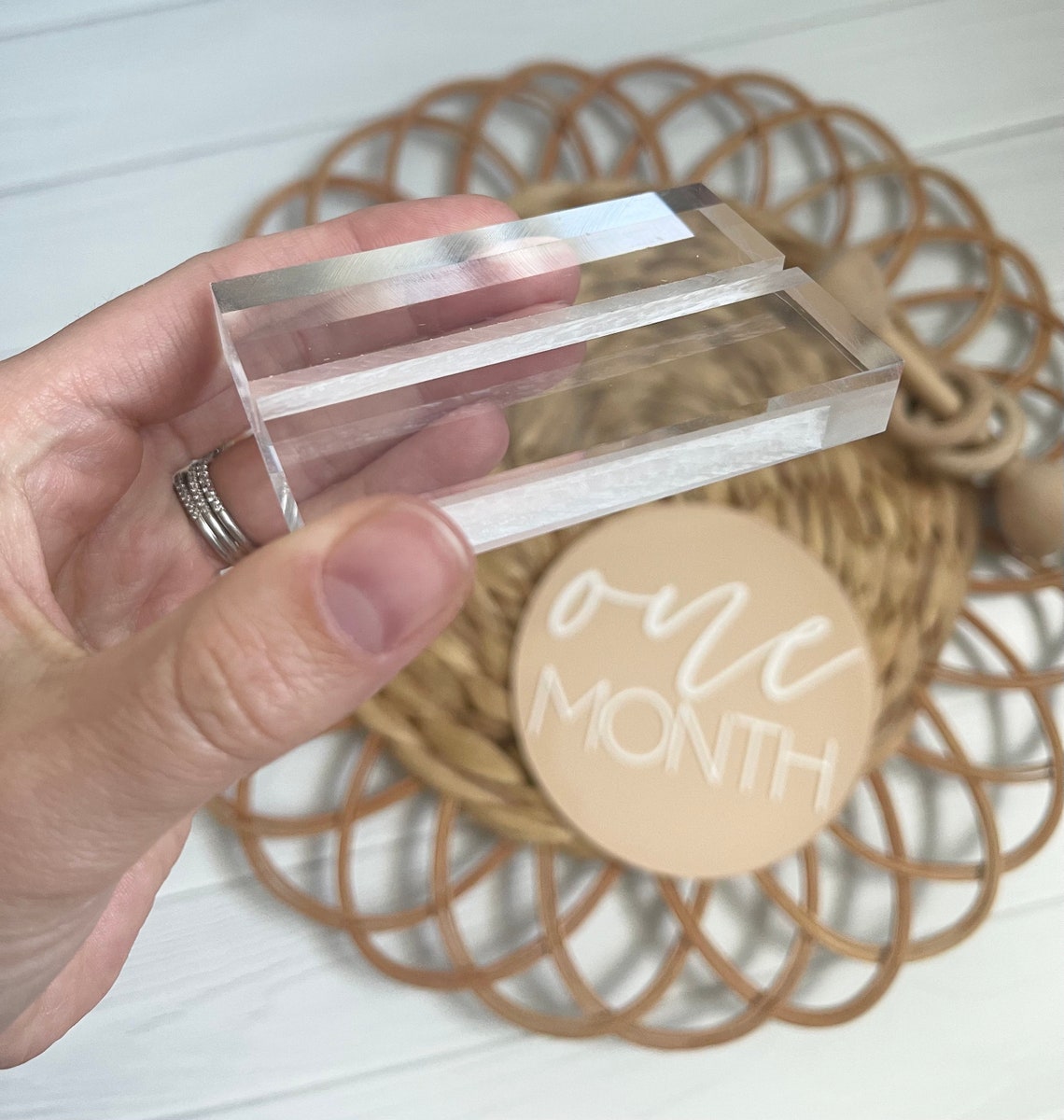 Custom Pregnancy Announcement Sign Acrylic Pregnancy Sign Expecting ...