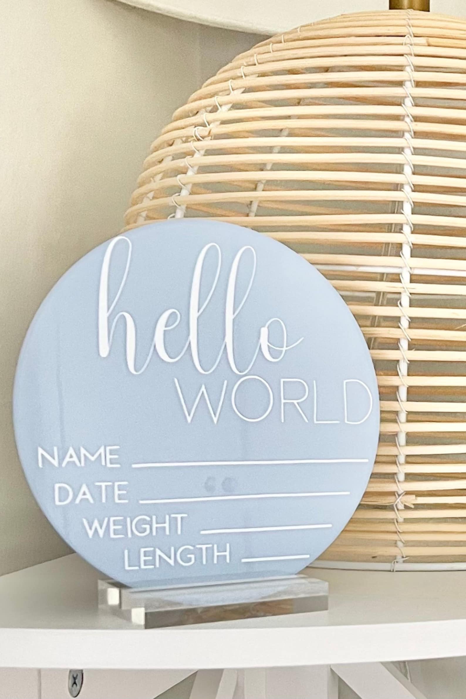 Personalized Birth Announcement Sign Welcome Baby Sign Birth - Etsy