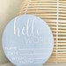 Personalized Birth Announcement Sign Welcome Baby Sign Birth - Etsy