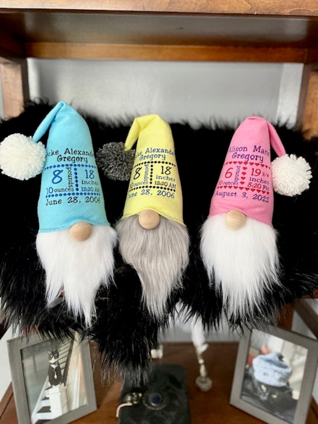 Personalized Baby Gnome/baby Shower Gift/nursery - Etsy