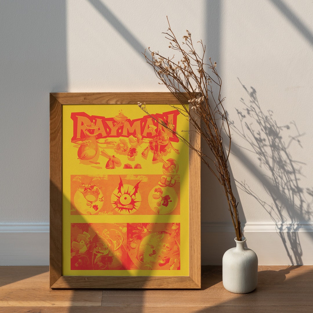 Rayman Digital Download Poster, Rayman, Game Poster, Rayman Legends ...