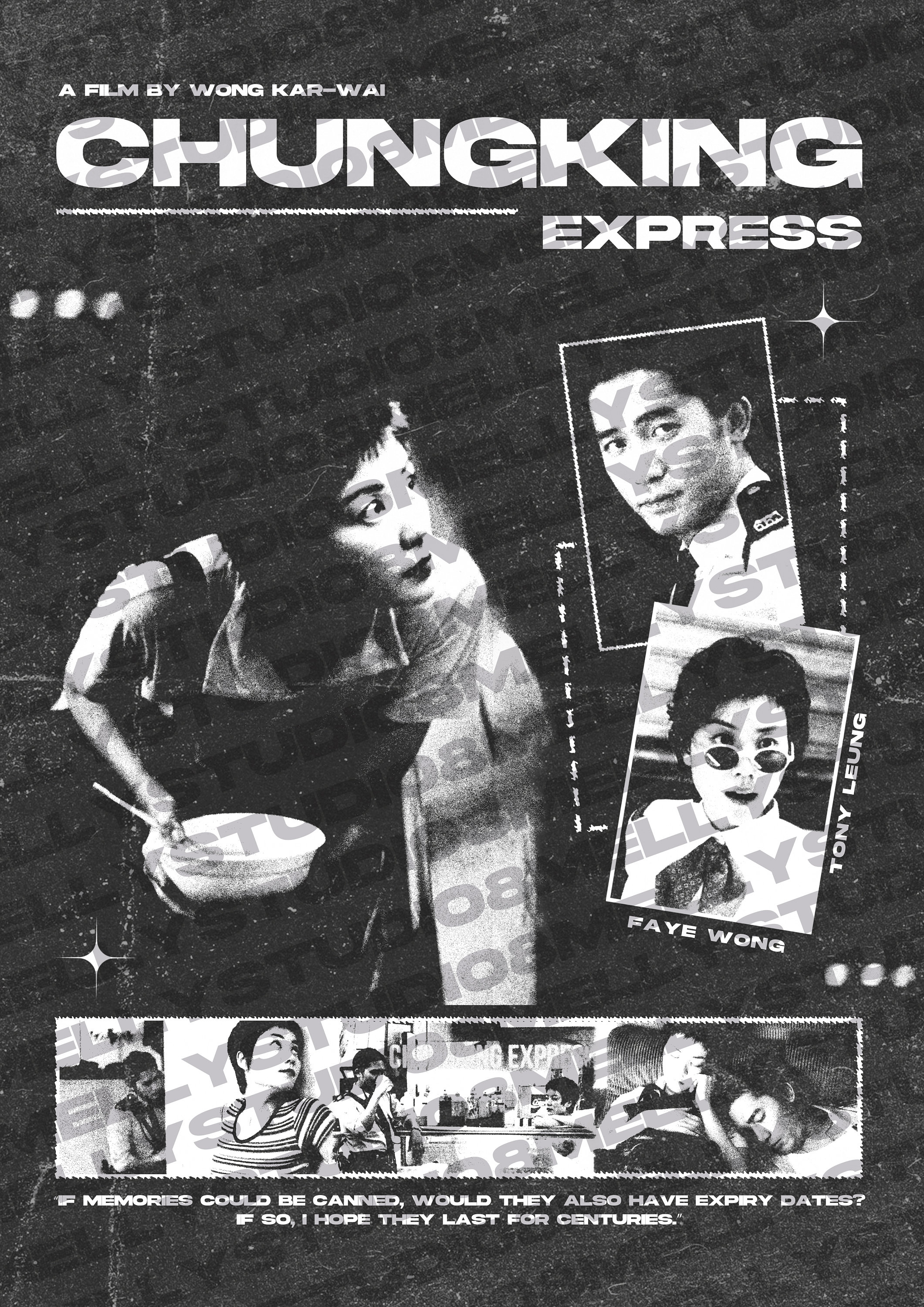 Chungking Express Movie Poster Wong Kar-wai Design Korean Movie - Etsy