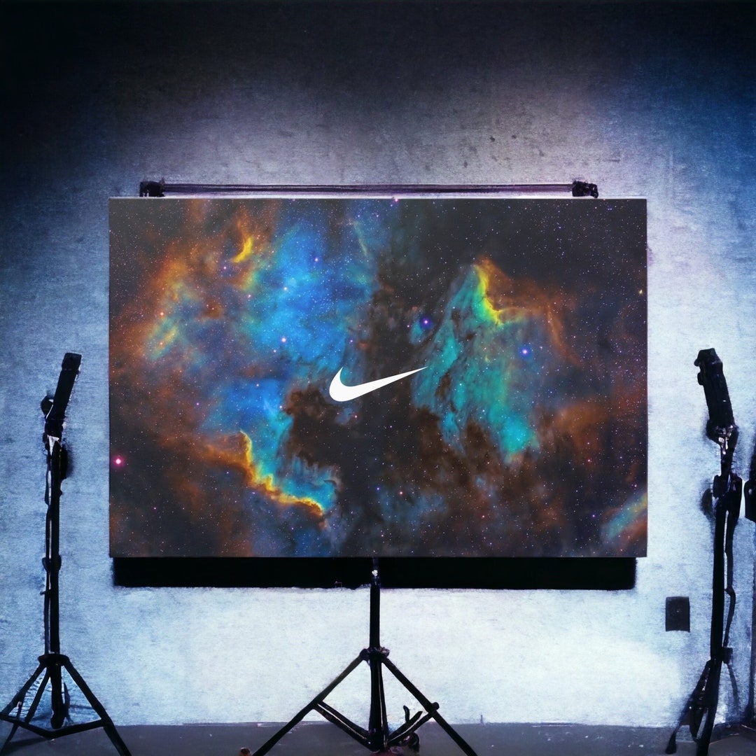 LEGACYART Abstract Blue Nike Wall Art Classic Nike Poster Nike Canvas ...