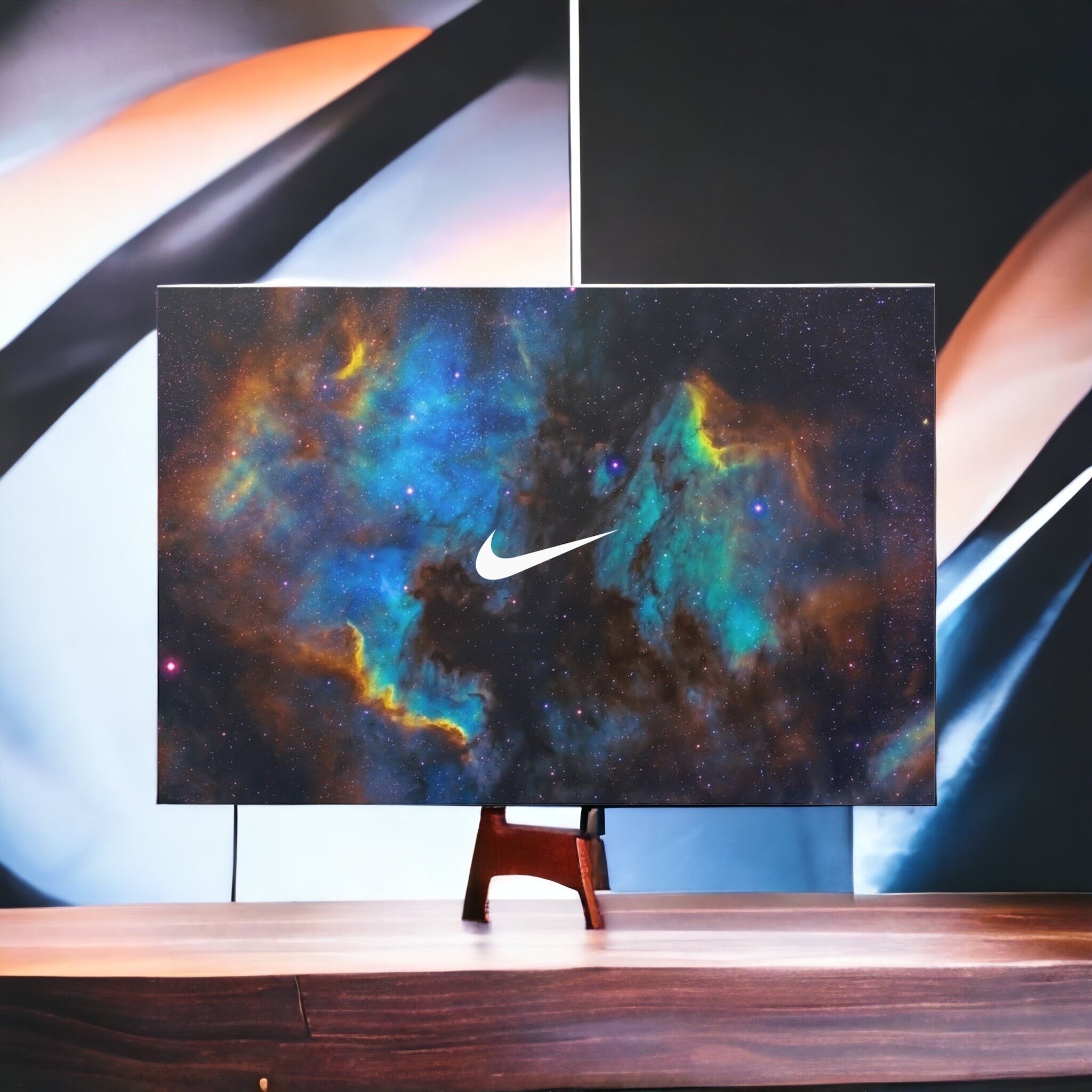 LEGACYART Abstract Blue Nike Wall Art Classic Nike Poster Nike Canvas ...