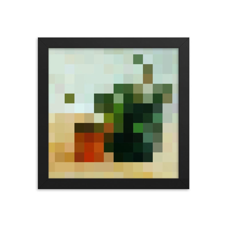 Minecraft Painting - Paradisträd - Framed Poster - Etsy