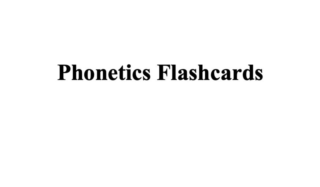 Physics of Sound and Phonetics Flashcards - Etsy