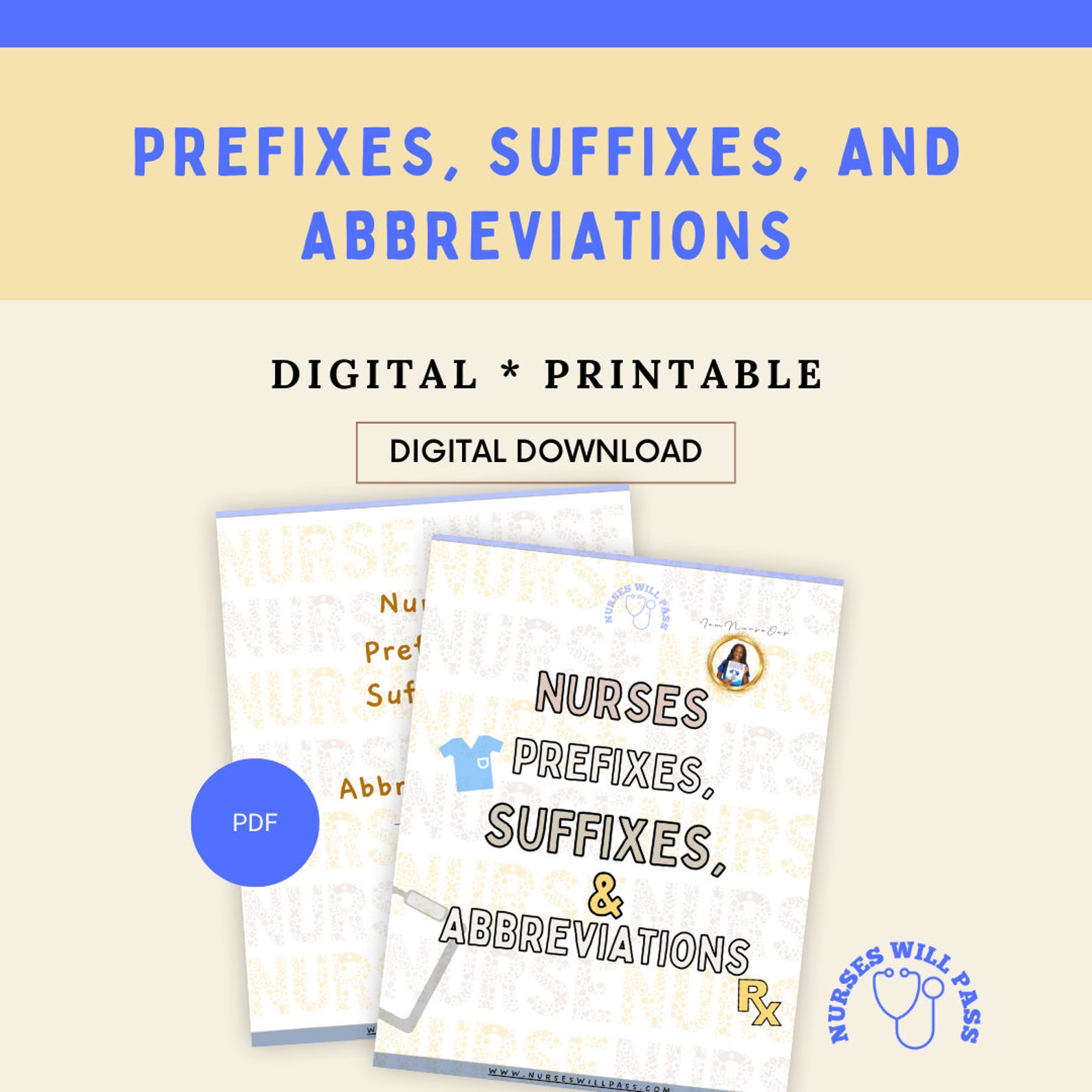 Nurse's Guide: Prefixes, Suffixes, Abbreviations A Comprehensive ...