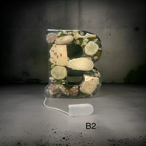 Large B Letter Resin Light Multiple Styles to Choose From - Etsy