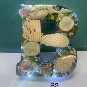 Large B Letter Resin Light Multiple Styles to Choose From - Etsy