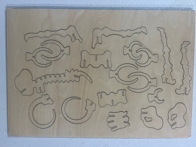 Mammoth 3D Laser Cut Puzzle - Etsy