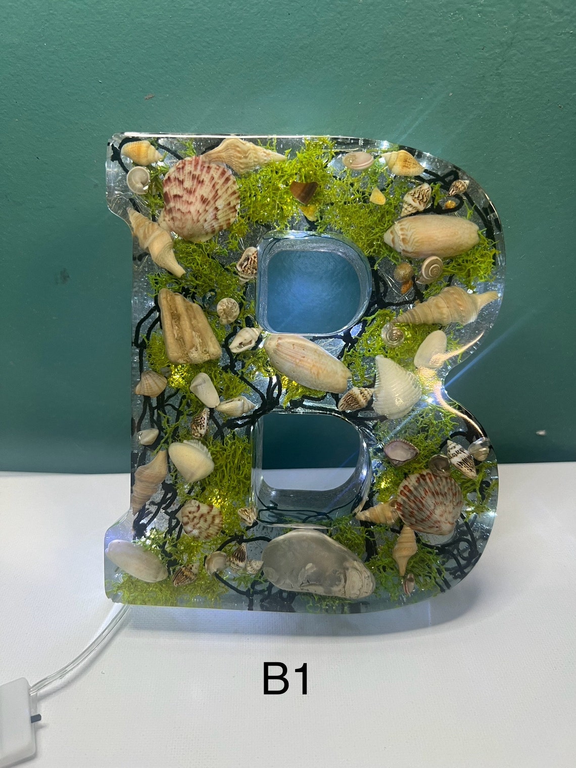 Large B Letter Resin Light Multiple Styles to Choose From - Etsy