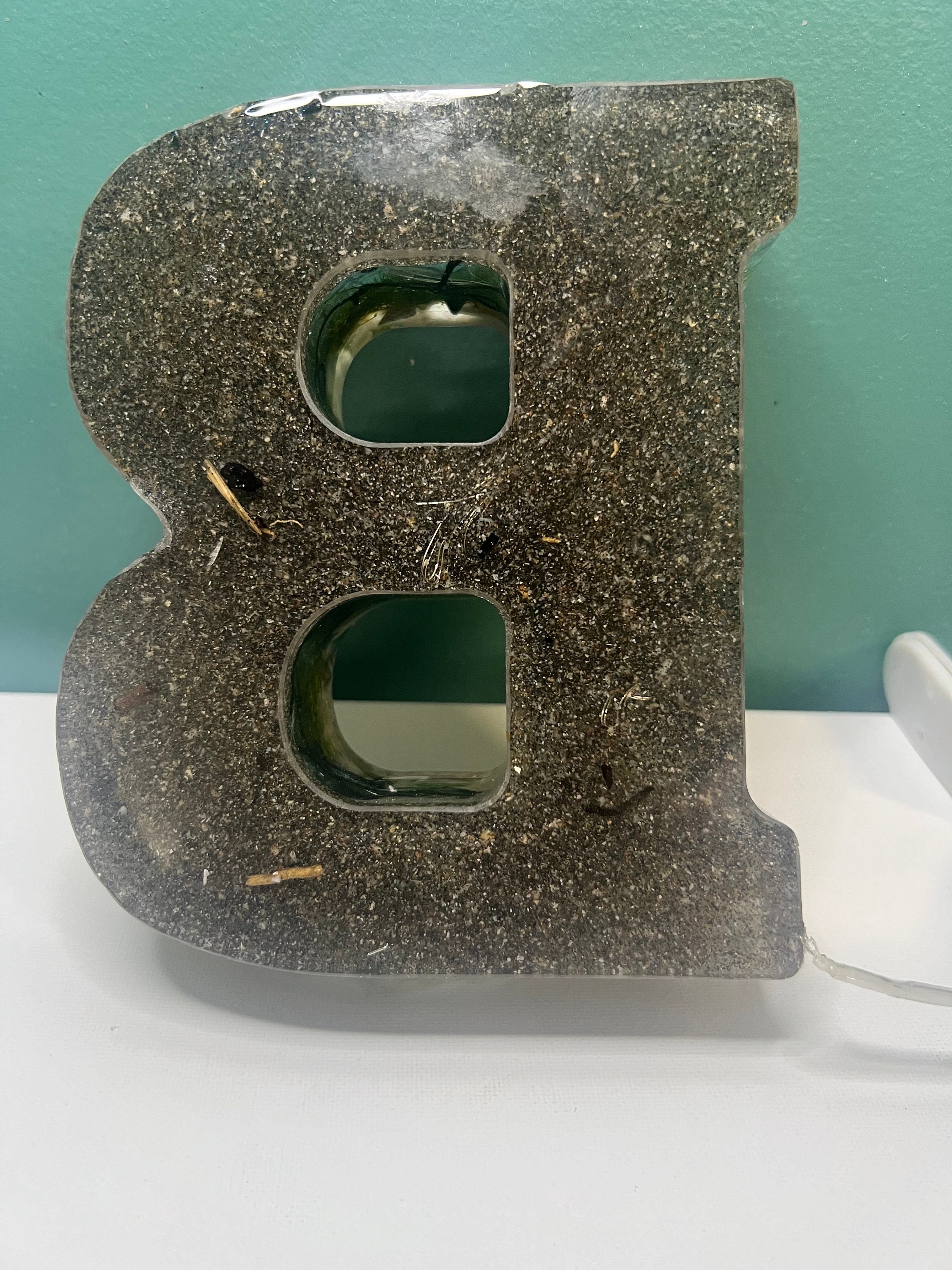 Large B Letter Resin Light Multiple Styles to Choose From - Etsy