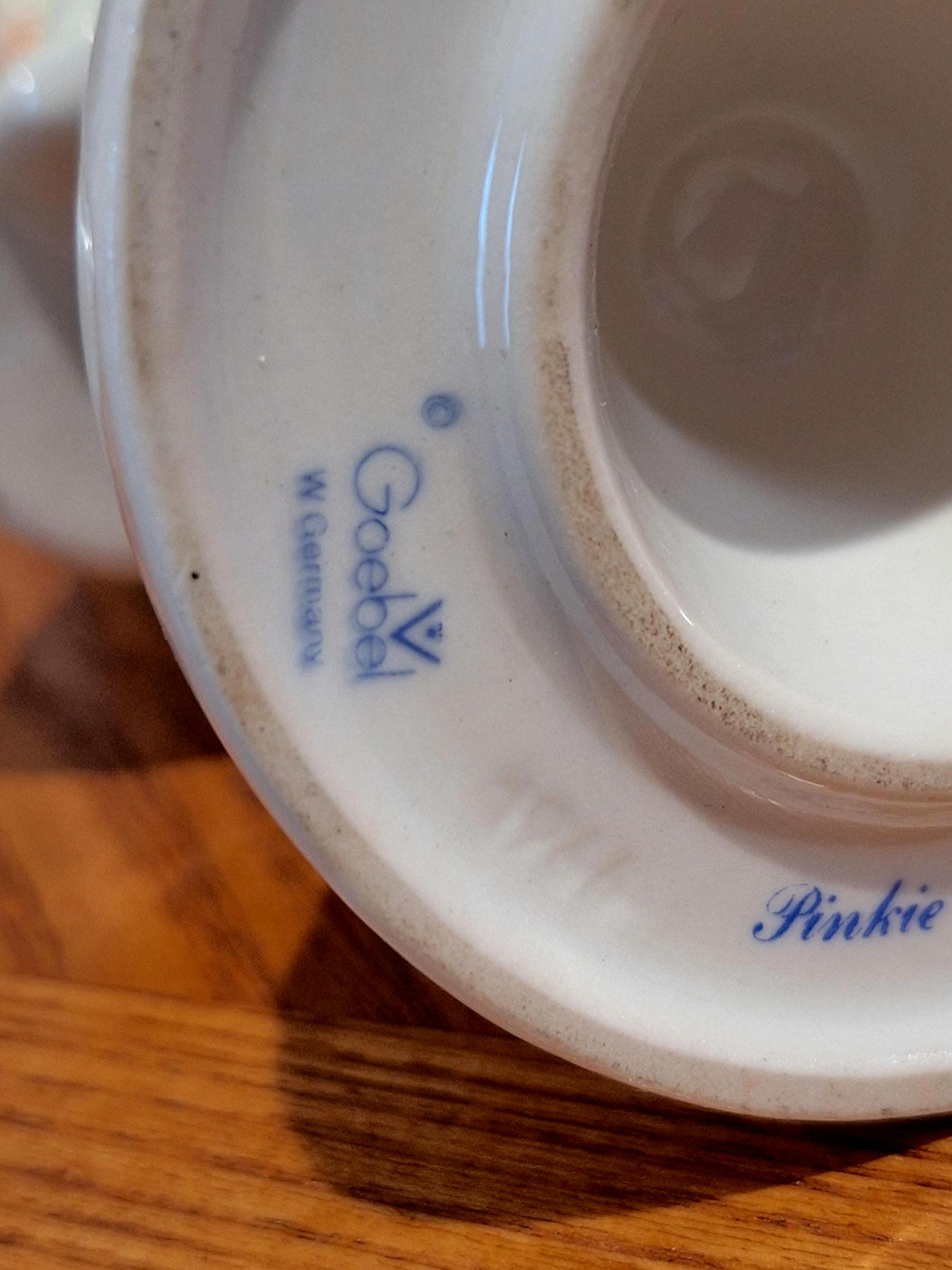 Mid-century Vintage Goebel West Germany Handpainted Porcelain Female ...