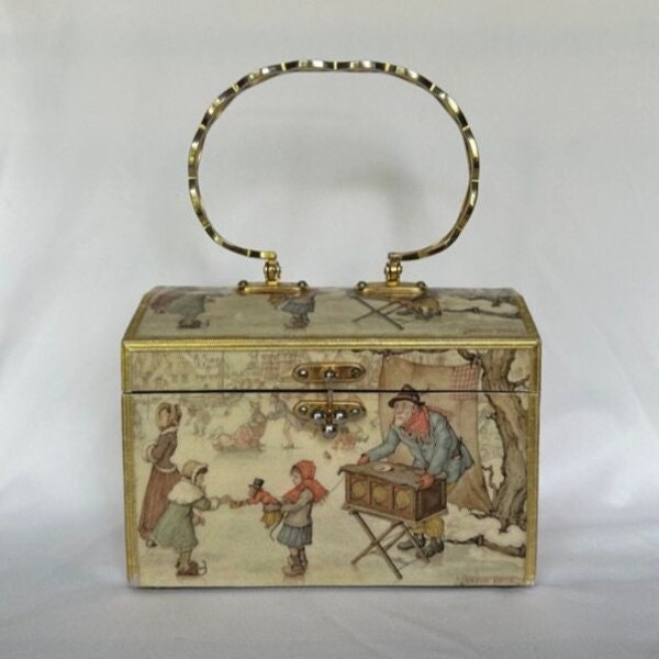 Vintage Box Purse - Etsy