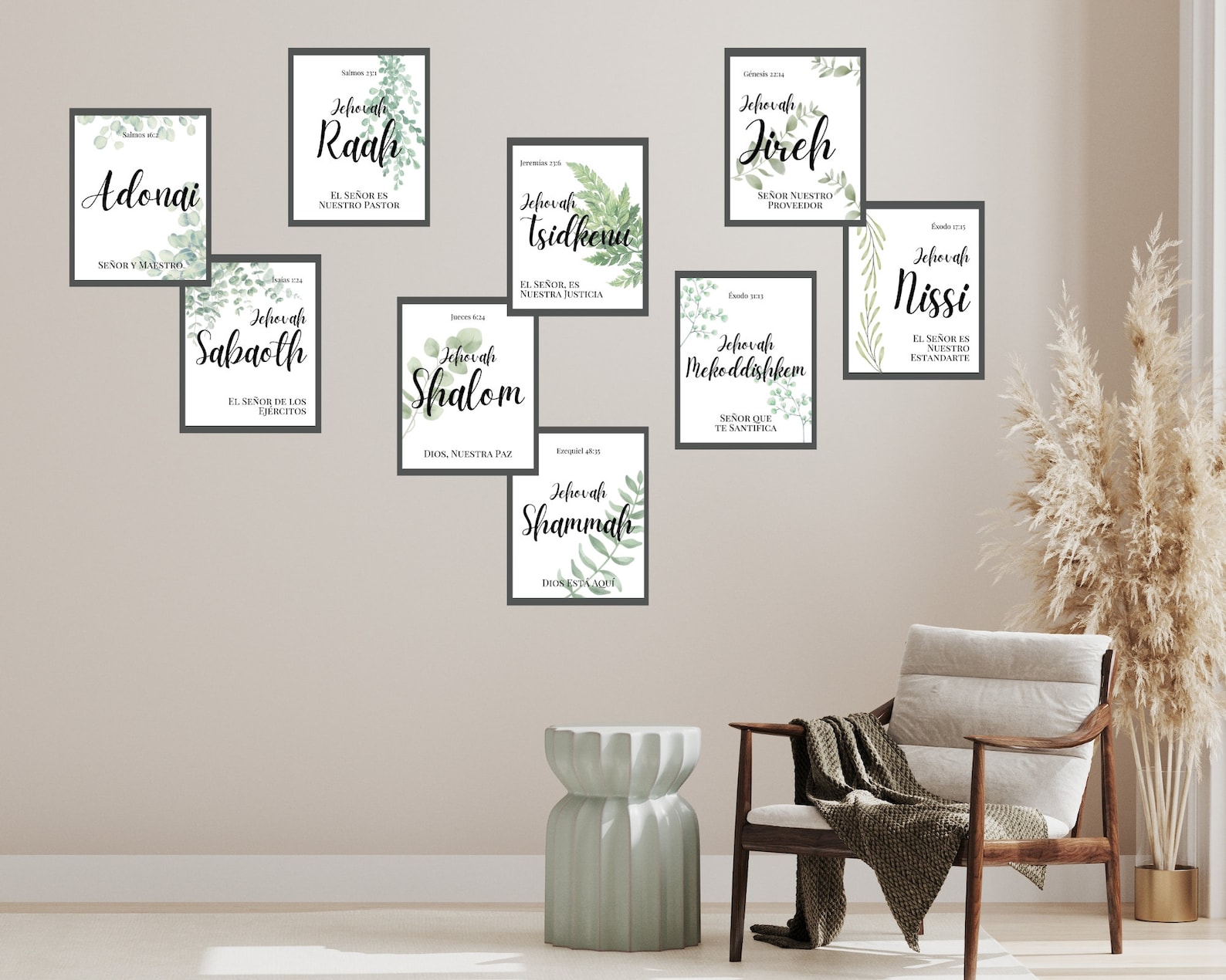 Nombres De Dios Pósters (names of God Posters) - Set of 15 - Etsy