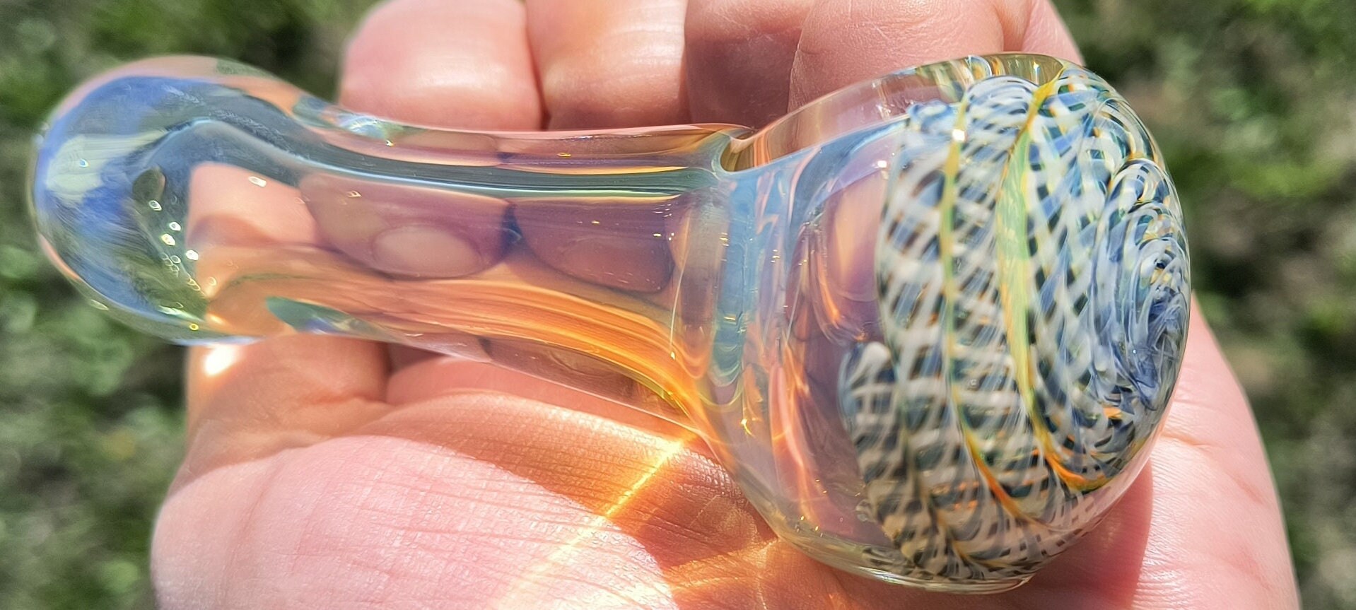 Thick Color Changing Pipe With Star White and Blue Moon - Etsy