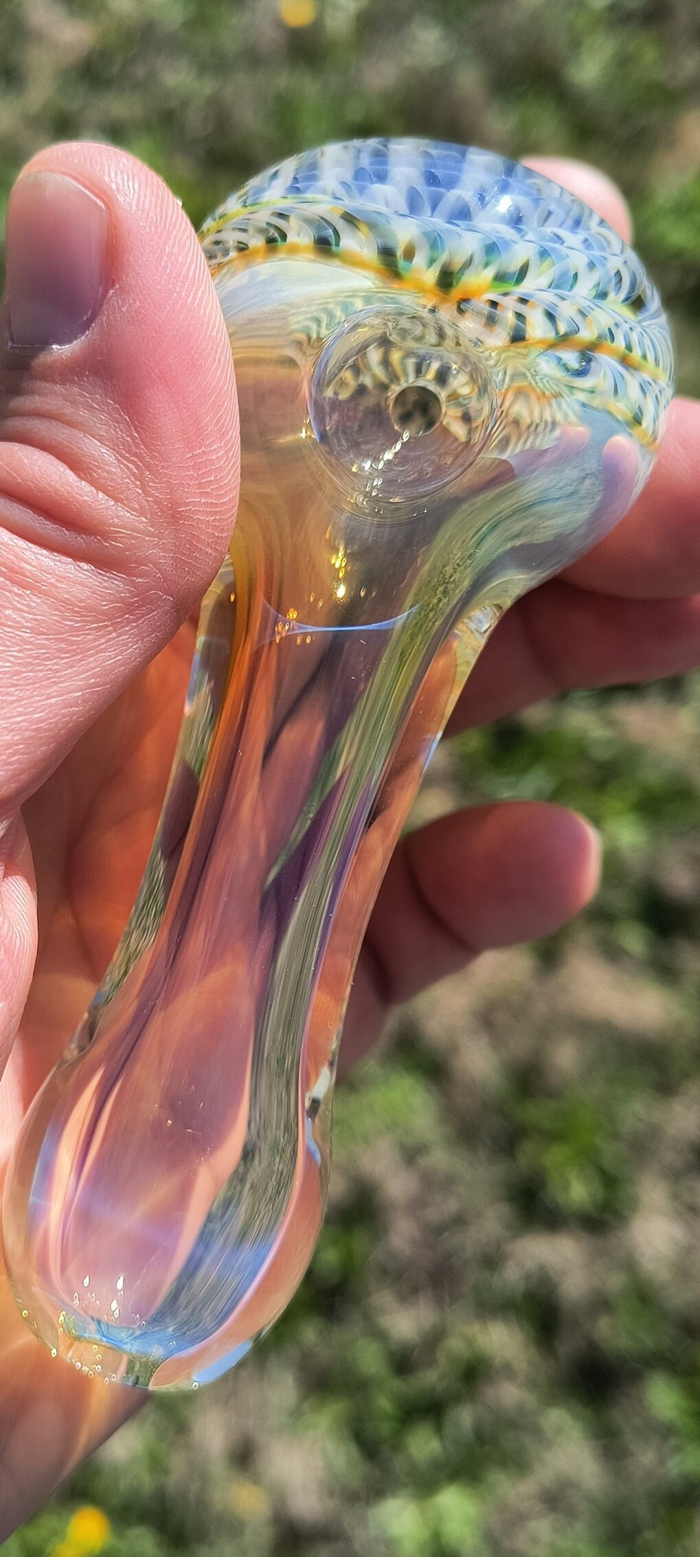 Thick Color Changing Pipe With Star White and Blue Moon - Etsy