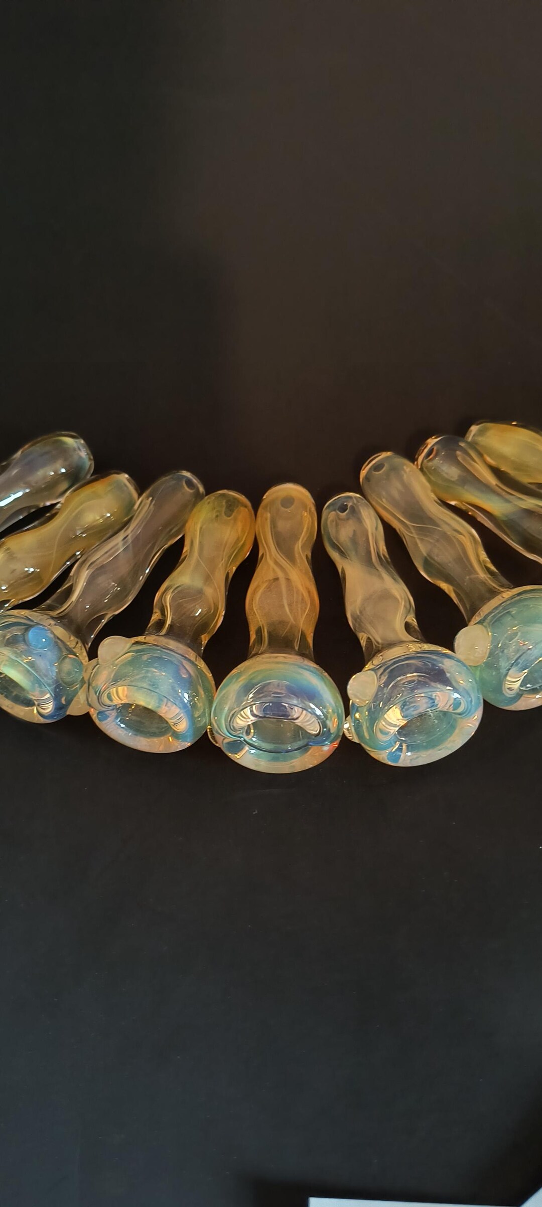 Handmade Glass Color Changing Chillum - Etsy