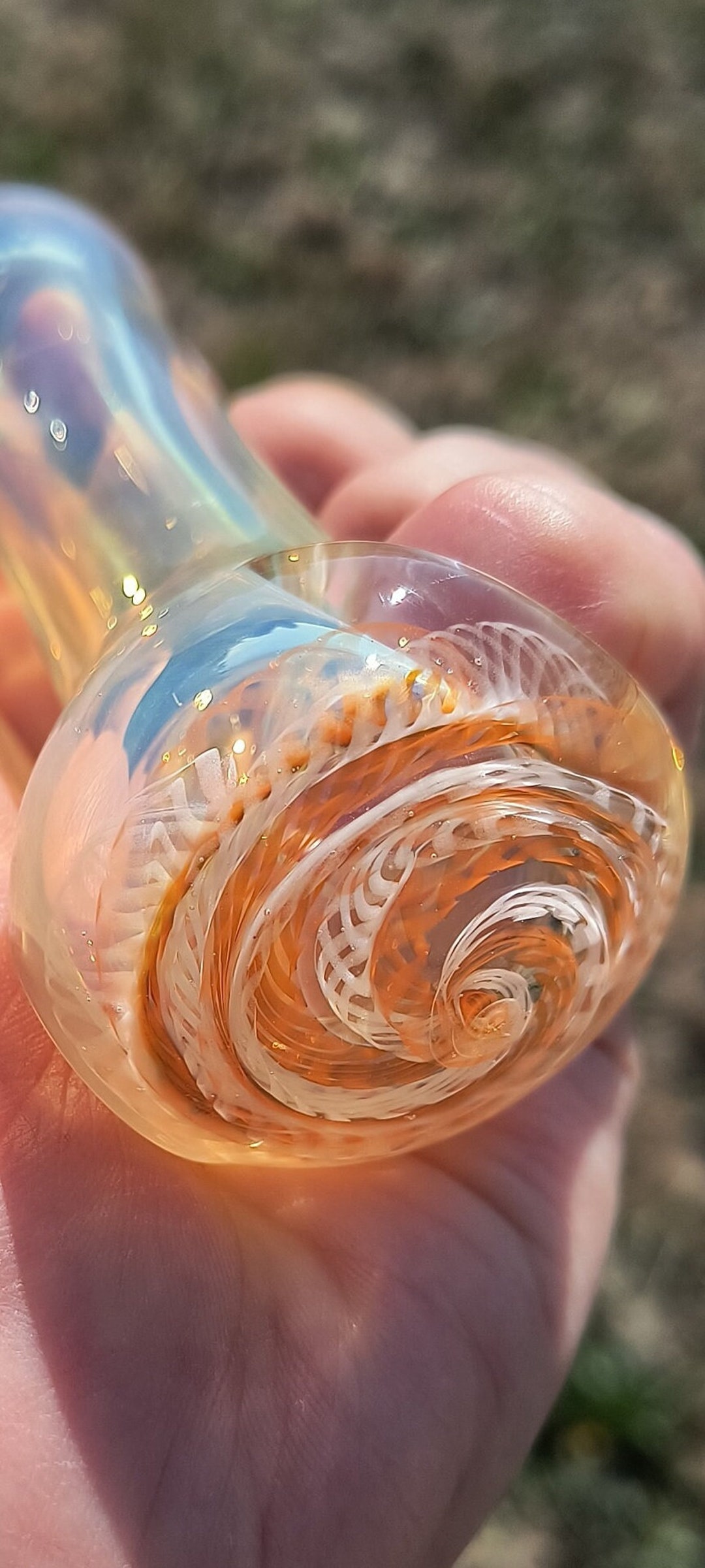 Thick Color Changing Pipe With Orange Crayon and Star White Inside Out ...