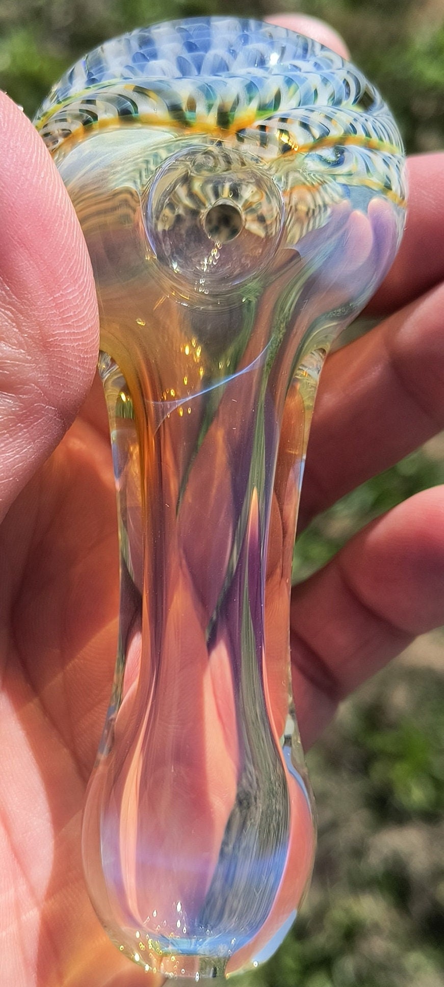 Thick Color Changing Pipe With Star White and Blue Moon - Etsy