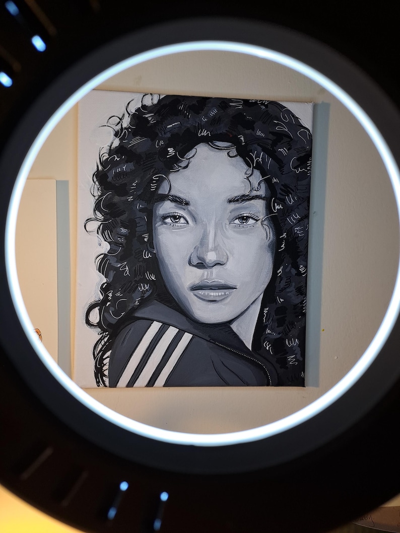 Olivia Dean Portrait Painting - Etsy