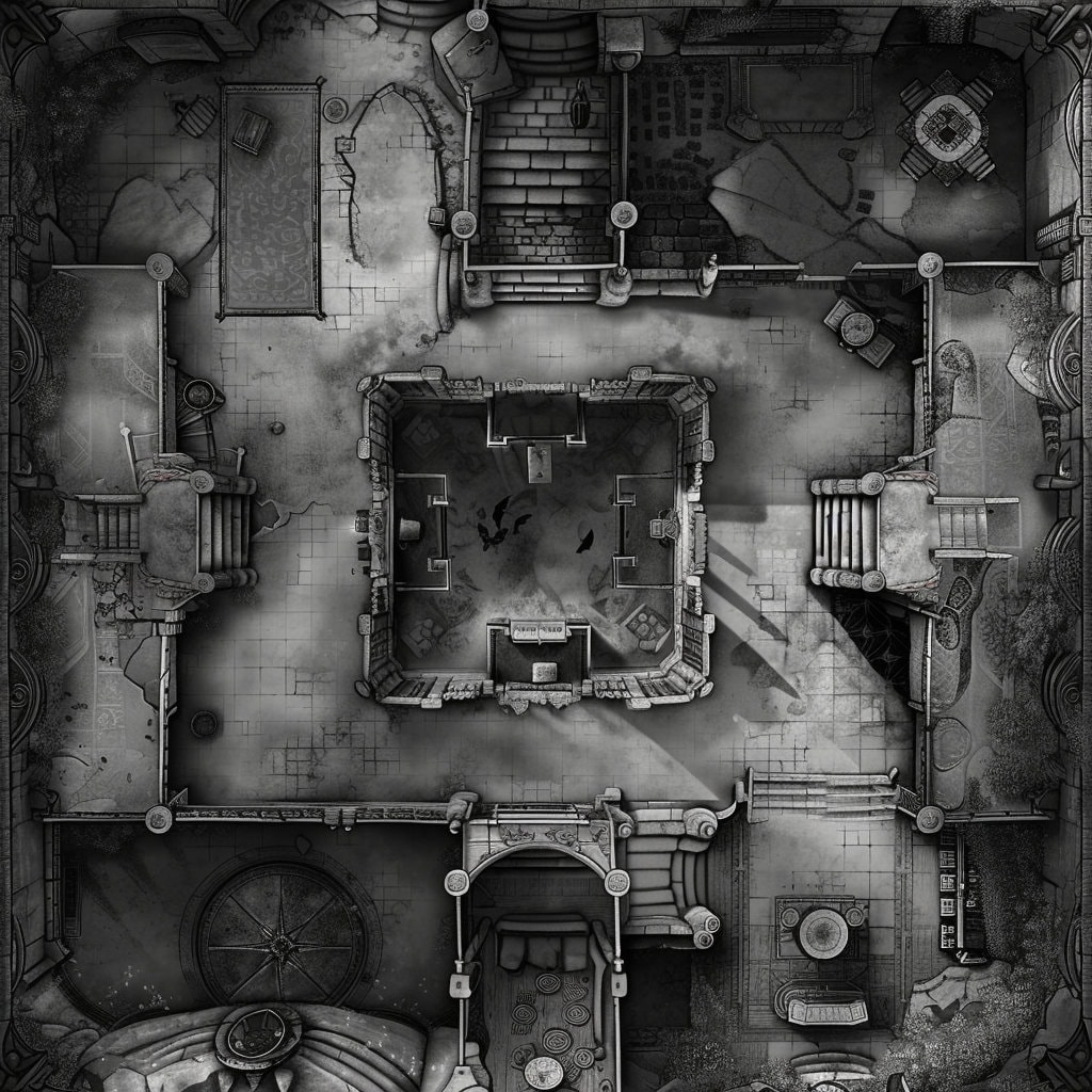 12 Haunted House, Dungeons and Dragons Map Set, Roll20, VTT, Foundry ...