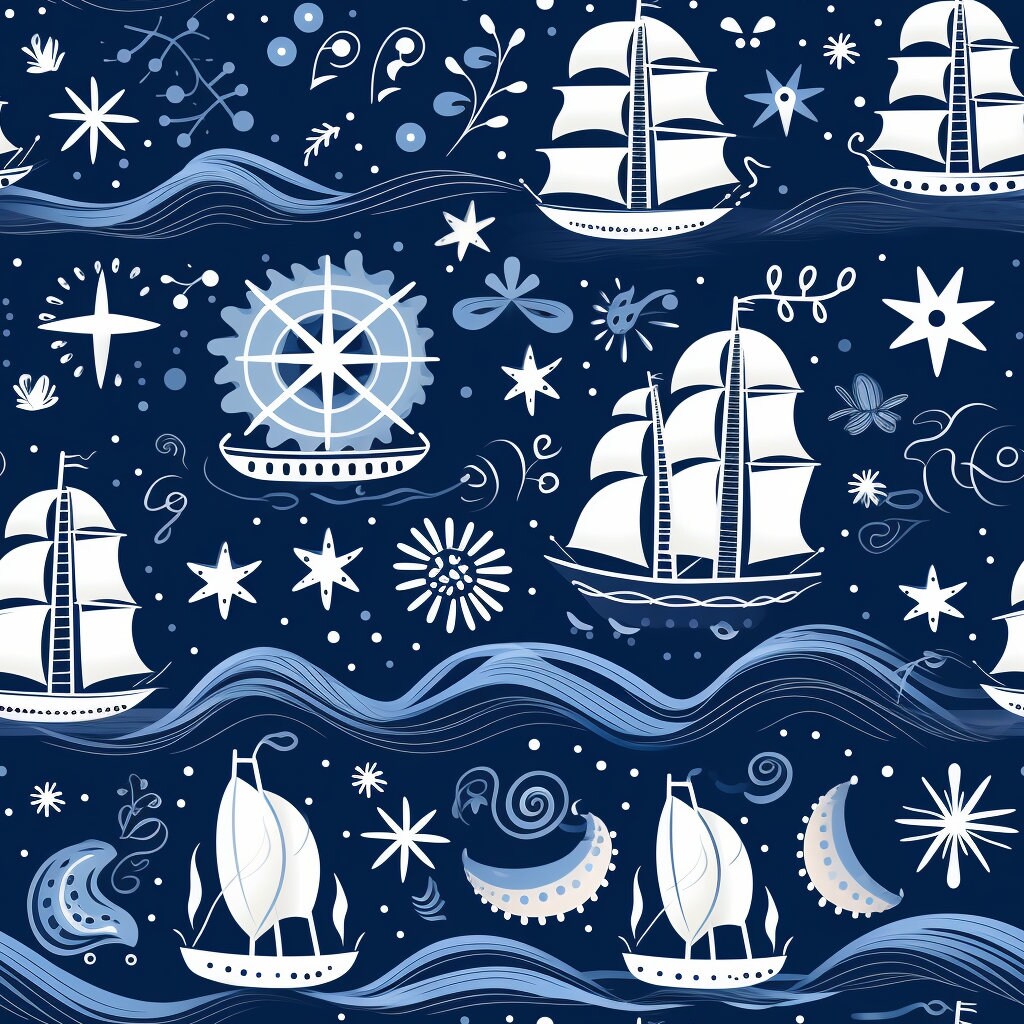 20 Nautical Texture Seamless Pattern, Digital PNG, Graphic Design ...