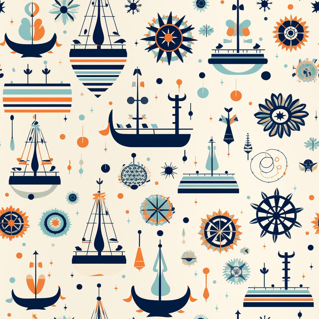 20 Nautical Texture Seamless Pattern, Digital PNG, Graphic Design ...