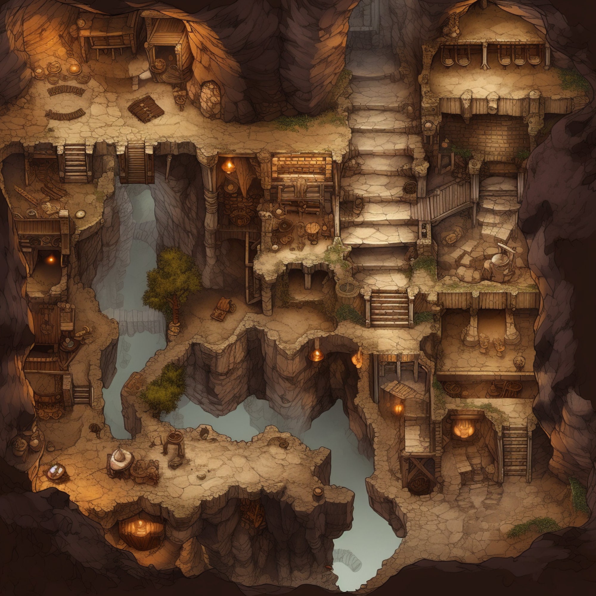 12 Dungeons and Dragons Map Set Dwarves Mine DND Dungeon - Etsy