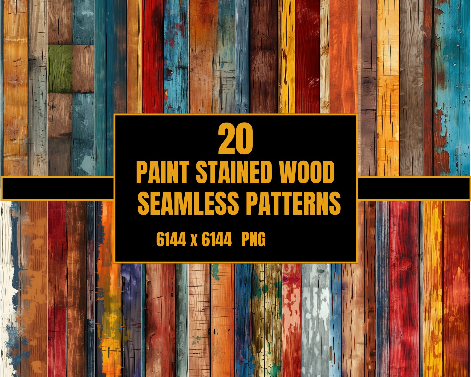 20 Stained Vintage Wood Texture, Seamless Digital Pattern, Color, Paint ...