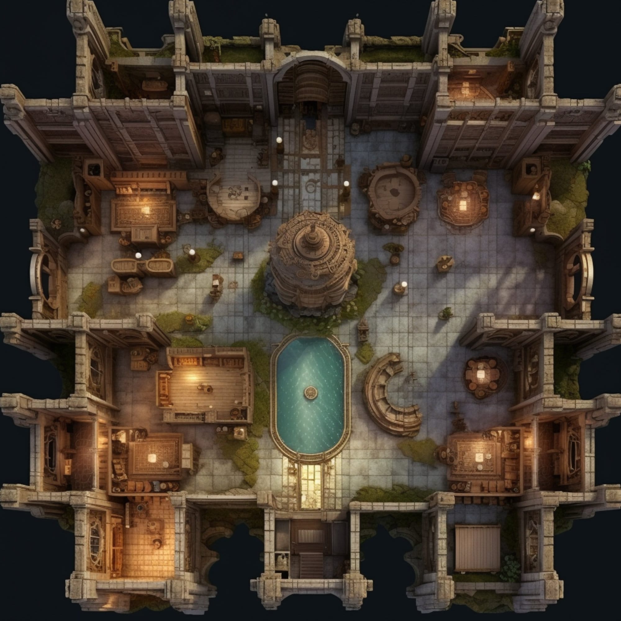 12 Dungeons and Dragons Map Set, DND Dungeon Maps, Game Accessory ...