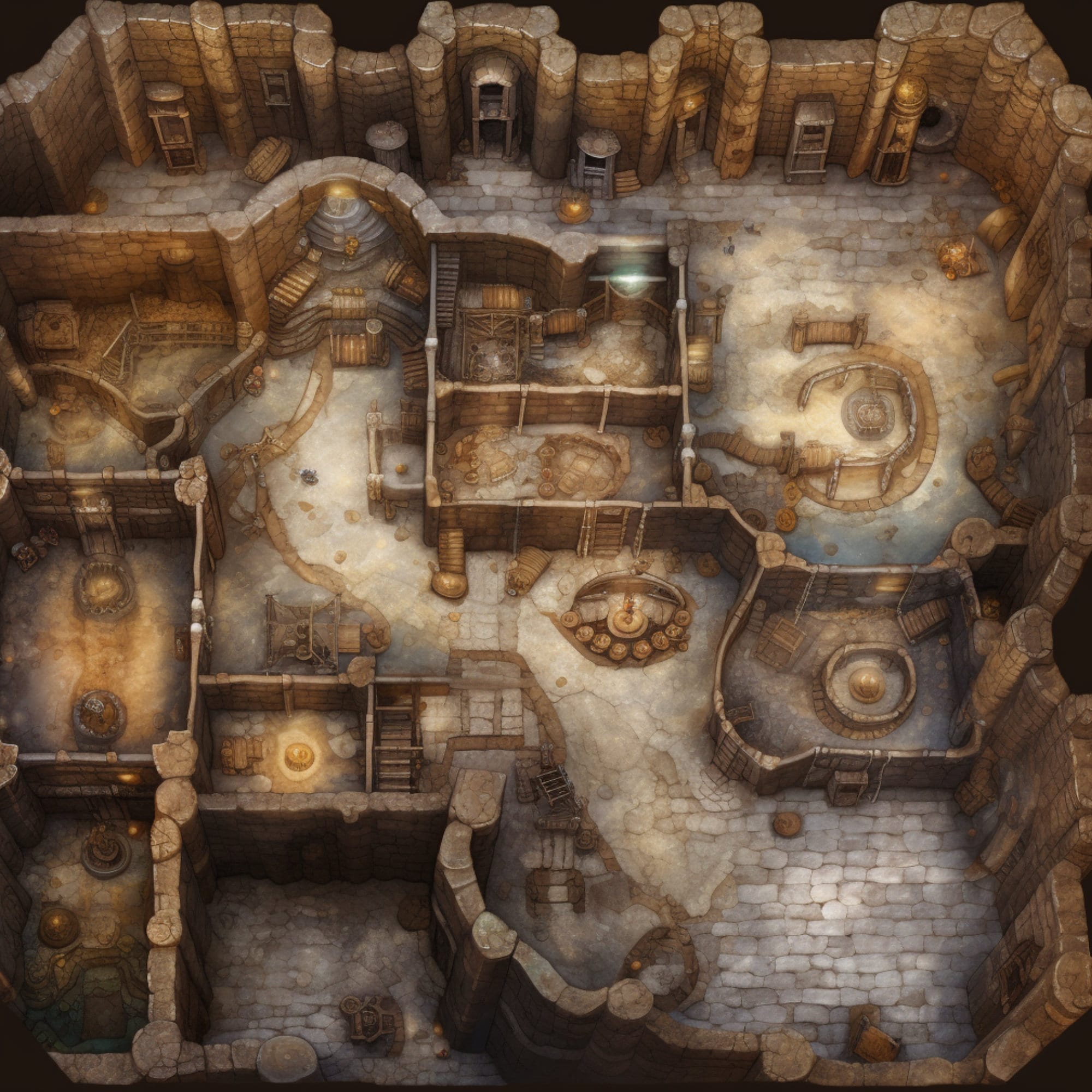 12 Dungeons and Dragons Map Set Dwarves Mine DND Dungeon - Etsy